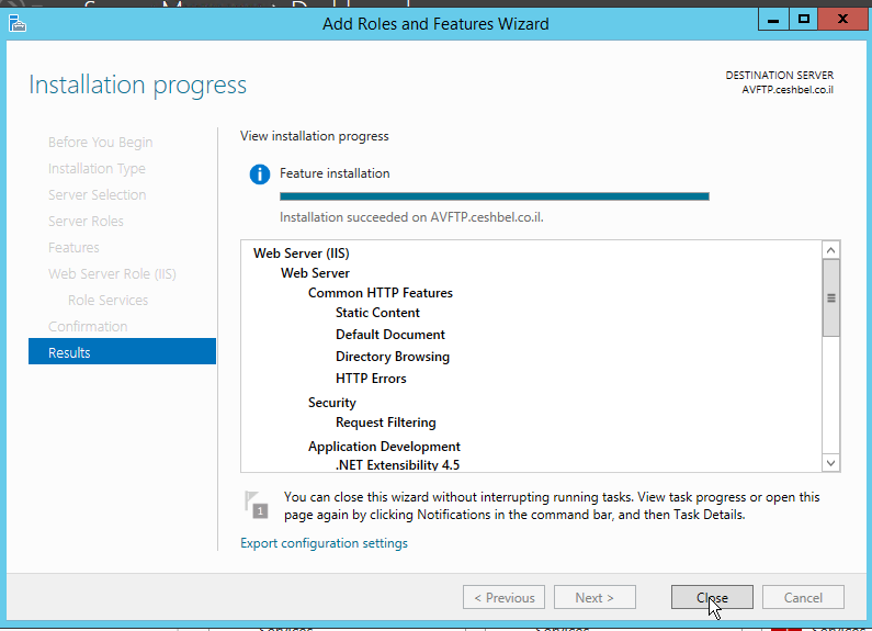Installing the Application Server