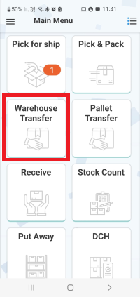 WMS - Warehouse Transfer (MOV) tasks